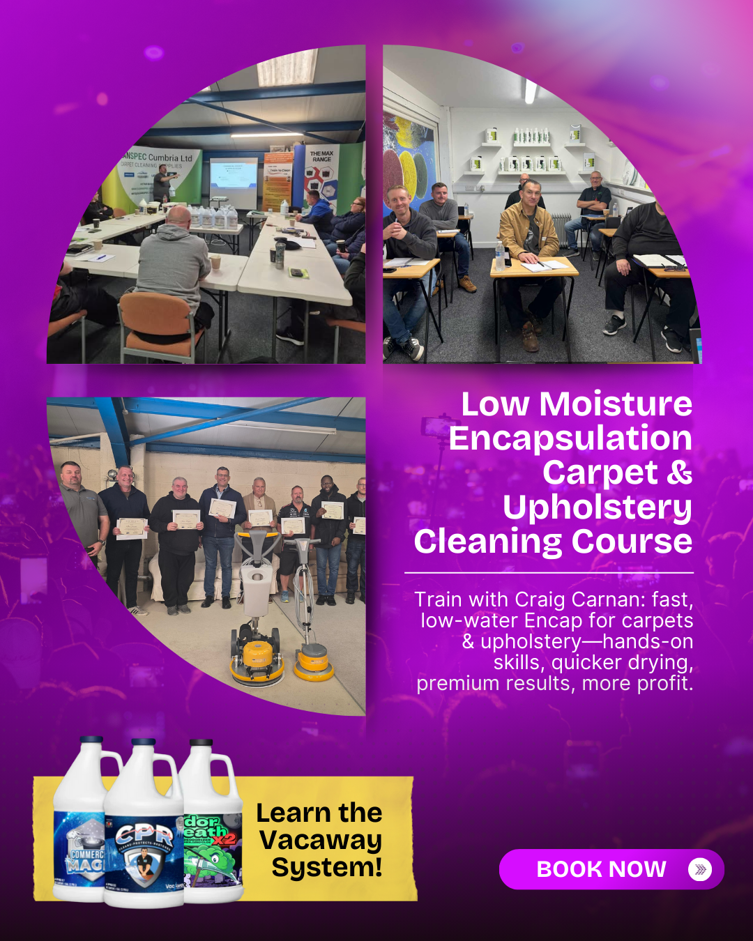 Professional Low Moisture Encapsulation Carpet & Upholstery Cleaning C