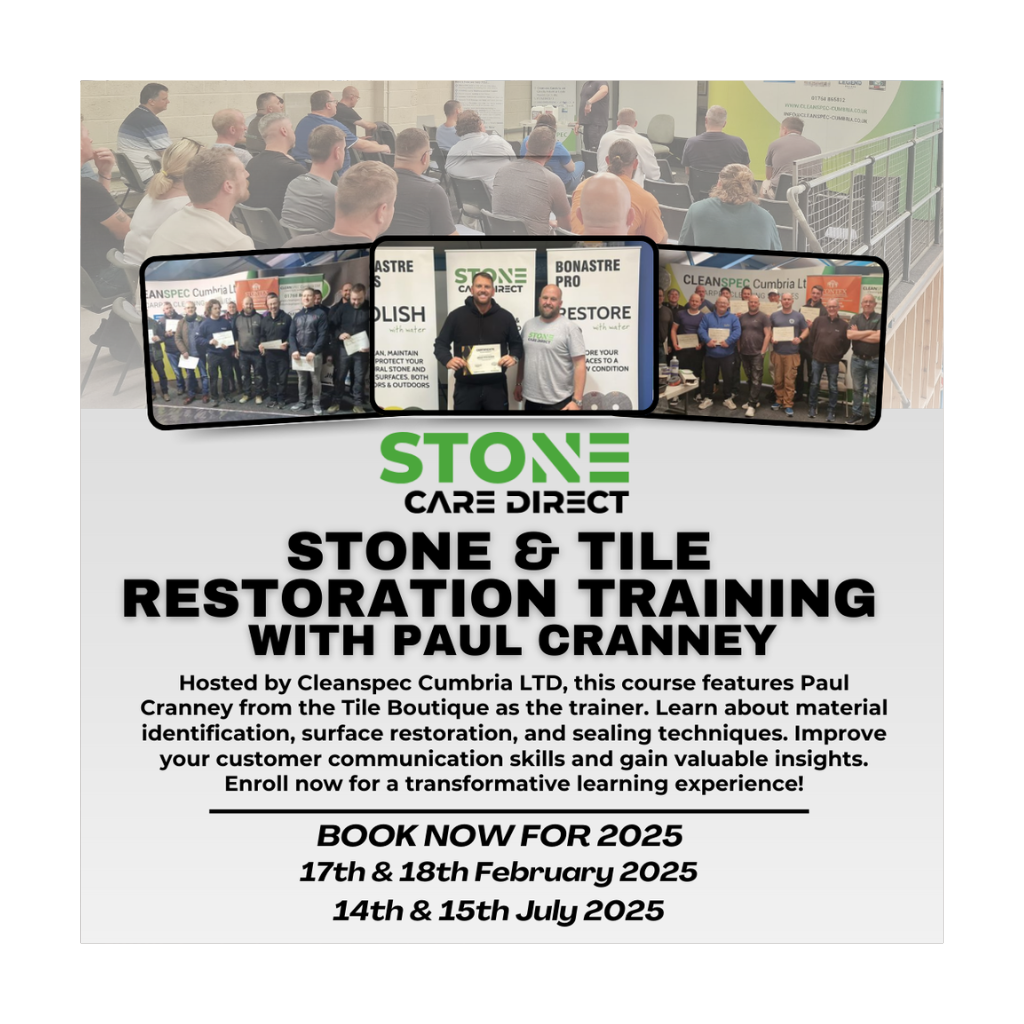 Stone & Tile Cleaning Course – Cleanspec Cumbria Limited
